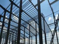 China Q235 Prefab Steel Building with EPS Sandwich Panel 50-150mm for Warehouse Workshop for sale
