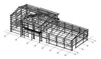 China Prefab Light Steel Structure Warehouse For Philippines  Single Steel Sheet for sale