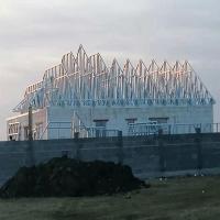 China OSB Board Steel Structural Building Light Steel Keel Villa Homes 50 Year Service Life for sale