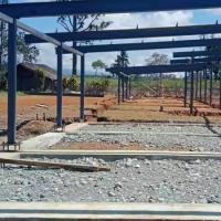 China Prefabricated Light Steel Structure Warehouse Q345B Custom Design 250x250mm Column for sale