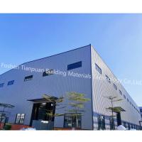 China Prefab Steel Structure Warehouse Building with Q345B Steel Column 250x250mm for sale