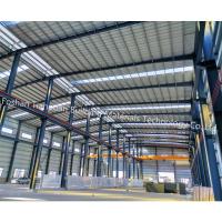 China Prefab Steel Structure Warehouse Building with Q345B Steel Column 250x250mm for sale