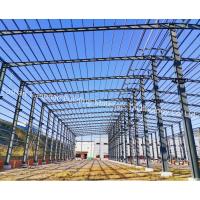 China Prefab Steel Structure Warehouse Building with Q345B Steel Column 250x250mm for sale