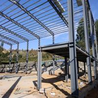 China Prefabricated Light Steel Structure Warehouse 50-100 Year Lifespan Custom Design for sale