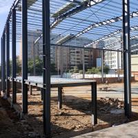 China Prefabricated Light Steel Structure Warehouse 50-100 Year Lifespan Custom Design for sale