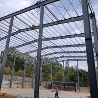 China Prefabricated Light Steel Structure Warehouse 50-100 Year Lifespan Custom Design for sale