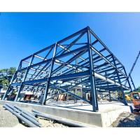 China 3 Storey Steel Beam Structure Car Parking Building 450mm Beam Height Q345B for sale