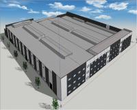 China Large Span Light Steel Structure Building Steel Structural Steel Framing for sale