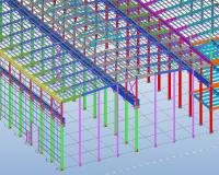 China Large Span Light Steel Structure Building Steel Structural Steel Framing for sale