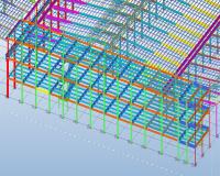 China Large Span Light Steel Structure Building Steel Structural Steel Framing for sale