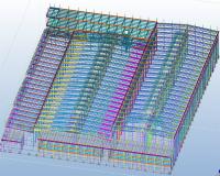 China Large Span Light Steel Structure Building Steel Structural Steel Framing for sale
