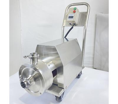 China Stainless Steel Sanitary Trolley-Mounted Emulsifying Pump for sale