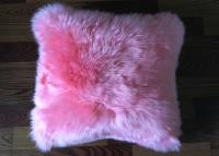 China Single Side Fur Outdoor Chair Cushions , Australia Sheepskin Floor Seating Cushions for sale