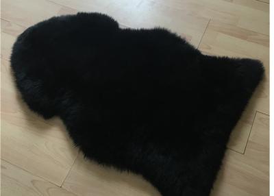 China Chair Seat Covers Natural Australian Sheepskin Rug Washable With 55-75mm Wool for sale