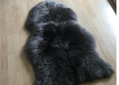 China Genuine Four Pelt Sheepskin Rugs , White Cream Natural Home Sheepskin Rug for sale