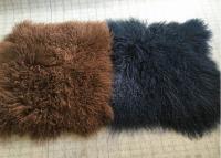 China 10-15cm Long Hair Real Sheepskin Rug Mongolian Super Soft Texture For Bedroom for sale