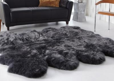 China Living Room Decorative Australian Sheepskin Rug Comfortable Thick Soft For Baby for sale