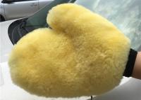 China Sheepskin Car Wash Mitt Super Soft Real Merino Lambswool Cleaning Glove for Car for sale