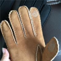 China Genuine Lambswool Female Warmest Sheepskin Gloves Thickly Fur With Finger for sale