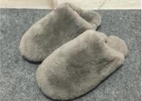 China Cute Fuzzy Bedroom Slippers TPR Sole , Soft Durable Fuzzy Slippers For Adults for sale