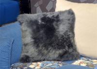 China Dyed Comfortable Lambswool Seat Cushion Genuine Merino Fur For Keeping Warm for sale