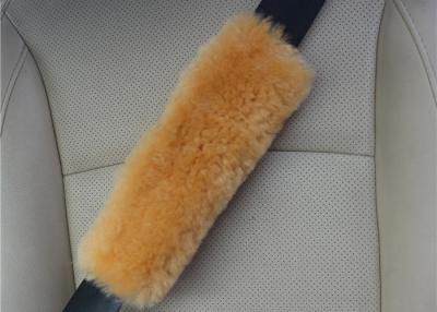 China Washable Padded Seat Belt Cover , Breathable Brown Seat Belt Pads For Adults for sale