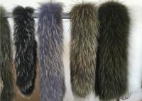 China Extra Large Raccoon Furry Necks Collars for sale