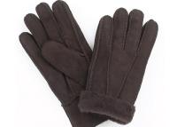 China Handmade Merino Wool Warmest Sheepskin Gloves Shearling Durable Comfortable for sale