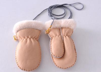 China 3 - 8 Years Childrens Warmest Sheepskin Gloves With Customized Logo for sale