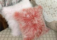 China Mongolian Fur Pillow For Hotel Decorative for sale