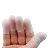 China Reusable Waterproof Silicone Finger Sleeves High Temperature Resistant Finger Cots Food Grade for sale