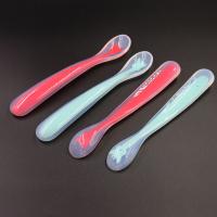 China BPA Free Food Grade Silicone Baby Feeding Spoon Soft for Newborn 6 Months for sale