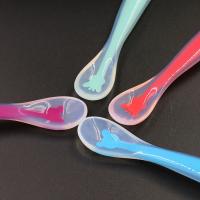 China BPA Free Food Grade Silicone Baby Feeding Spoon Soft for Newborn 6 Months for sale