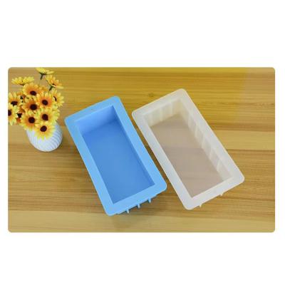 China Custom 1L Rectangle Silicone Bread Loaf Mold 24.4x13x6.6cm Multipurpose Baking for sale