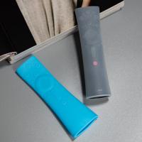 China Dustproof Silicone Remote Cover for ChangHong CHIQ TV 15.5x4.5x3cm Anti Slip Blue Clear Red for sale