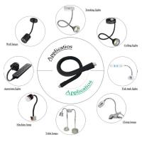 China Custom Durable Silicone Flexible Gooseneck Hose 185mm for Neck Fan Industrial Use for sale