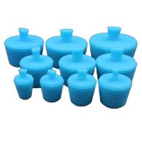 China Food Grade Silicone Bottle Stopper Non Slip Reusable 10 Sizes for Wine Champagne for sale