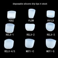 China 510 Disposable Silicone Drip Tips Transparent Odorless Durable 10-70 Shore Hardness for sale