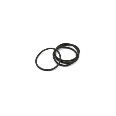China Reusable Silicone Hair Ties 3mm Thick 5cm Diameter Non Slip High Elastic Hair Bands for sale