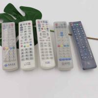 China Transparent Silicone Protective Sleeve Cover Case for TV Air Conditioner Remote Control 2mm Thickness Custom Size for sale