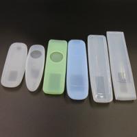 China Transparent Silicone Protective Sleeve Cover Case for TV Air Conditioner Remote Control 2mm Thickness Custom Size for sale