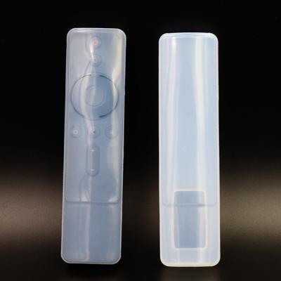 China Clear Silicone Remote Cover for Xiaomi MI 4A TV Remote Control Oilproof Anti Drop for sale