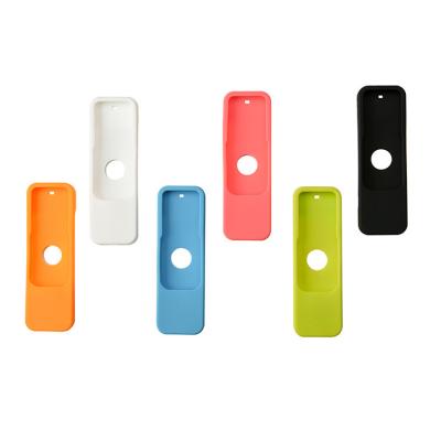 China Shockproof Silicone Remote Control Protective Cover Case for Apple TV and Airtag Remote 6 Colors for sale