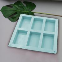 China Heatproof Rectangle Silicone Soap Mold Odorless Non Stick Homemade for sale
