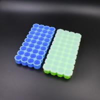 China BPA Free 36 Cavity Silicone Ice Cube Tray Mold with Lid 11x24x2.5cm for sale