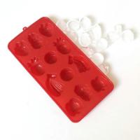 China Reusable Harmless Silicone Ice Cube Trays , Multiscene Small Cube Silicone Mold for sale