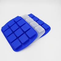 China Whiskey Cube Silicone Ice Mold Flexible 12 Cavity Reusable Durable for sale