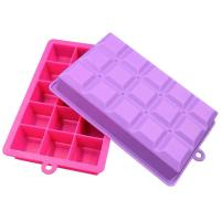 China BPA Free 15 Cavity Silicone Ice Cube Tray 18x12x3cm Flexible Odorless Mold for Whiskey Cocktail for sale