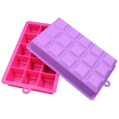 China BPA Free 15 Cavity Silicone Ice Cube Tray 18x12x3cm Flexible Odorless Mold for Whiskey Cocktail for sale