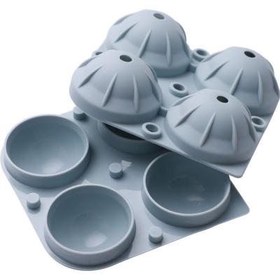 China Food Grade Silicone Sphere Ice Ball Mold 5cm Diameter for Whiskey Cocktails Bourbon for sale